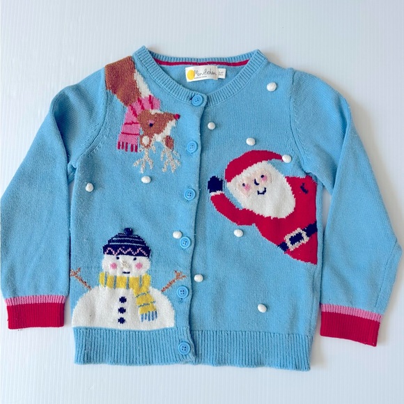 Mini Boden | Shirts & Tops | Mini Boden Christmas Holiday Sweater Size ...